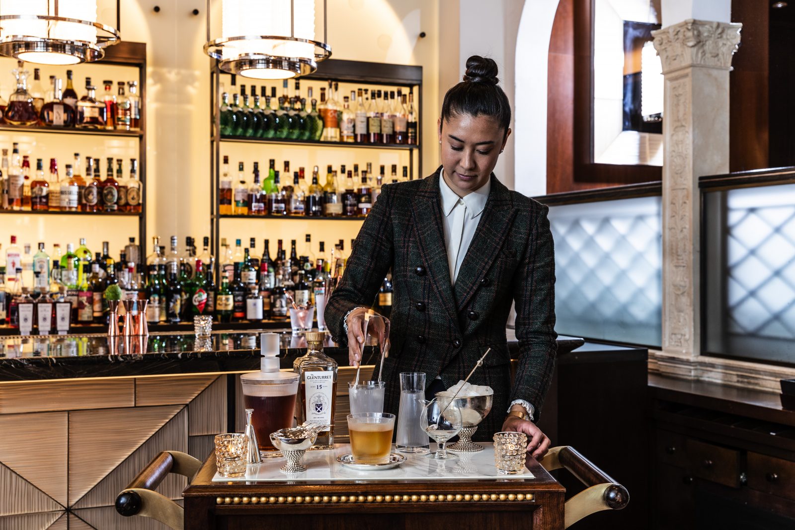 Lalique takes inspiration from Art Deco to create a custom bar at ...