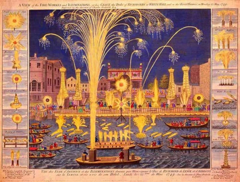 Brief History of Luxury : Fireworks, flowers of smoke and colorful ...
