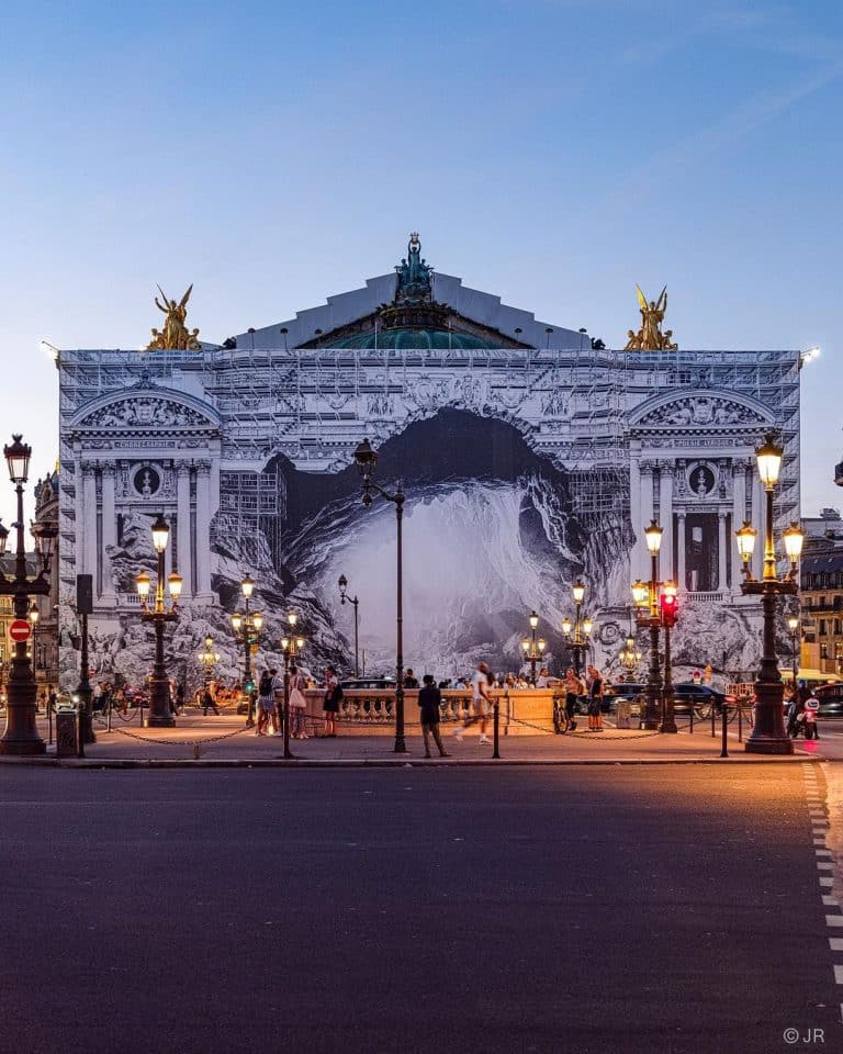 How about a painting... at the Opéra Garnier with artist JR? | Luxus Magazine